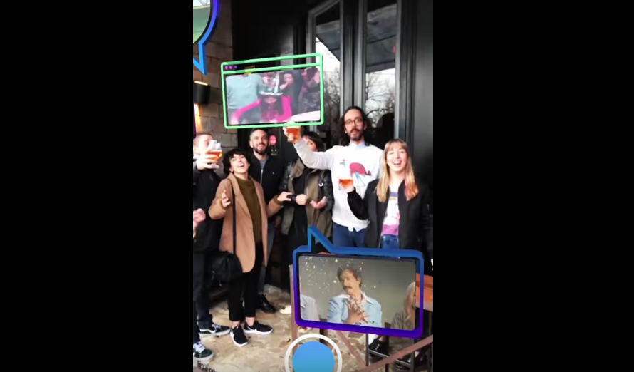 GIF動画をスマホにAR表示するARKit対応モバイルAR開発環境「Tenor GIF SDK」のデモ動画が公開される | StartHome